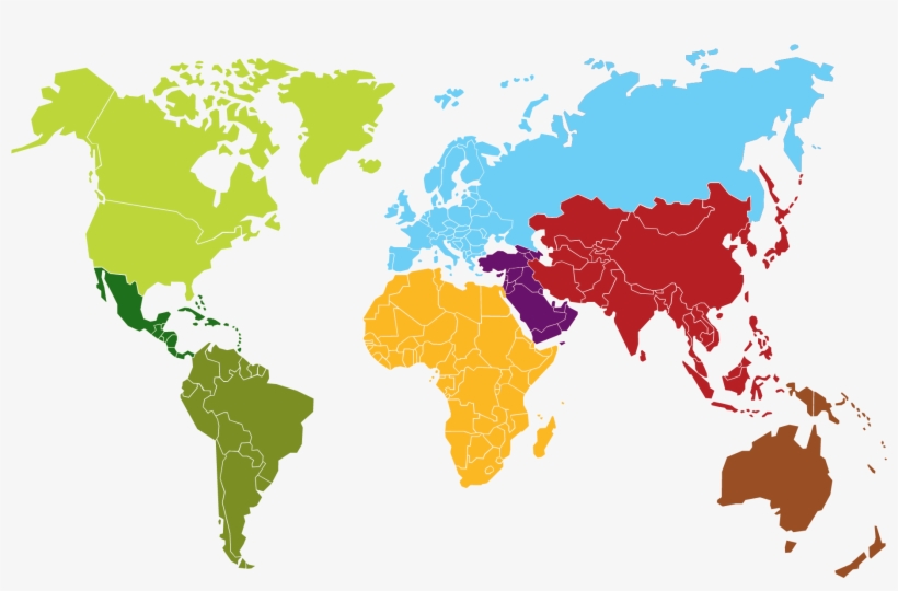Worldwide Ide Presence - World Wide Map Png - 1830x1124 PNG Download ...