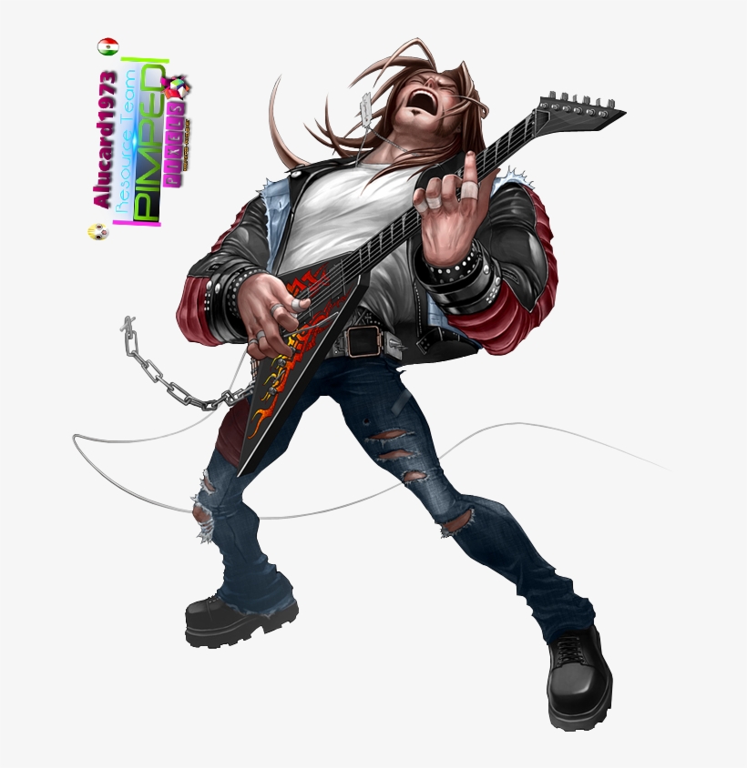[character] Axel Steel Guitar Hero - Guitar Hero Warriors Of Rock ...
