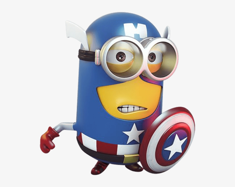 Minion Captain America Png - Captain Minion - 600x600 PNG Download - PNGkit