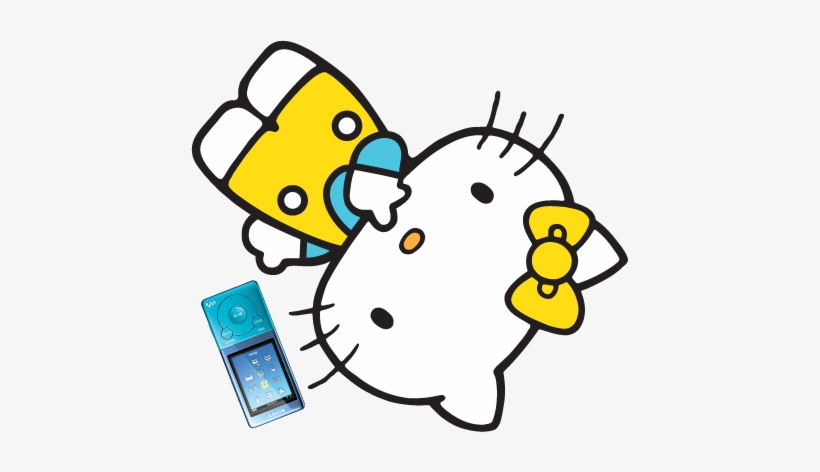 Hello Kitty Yellow Clipart - 437x392 PNG Download - PNGkit