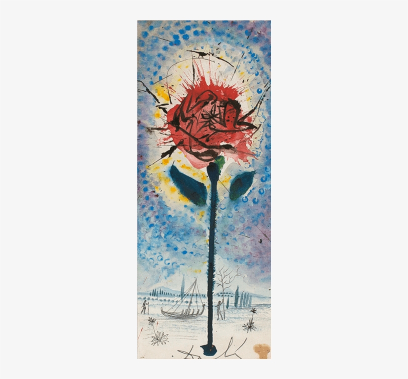 Mystic Rose - Salvador Dali - 500x680 PNG Download - PNGkit