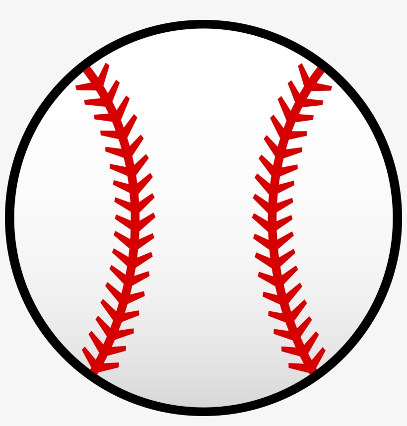 Baseball Pattern White Baseball With Red Seams - Baseball Clipart Png ...
