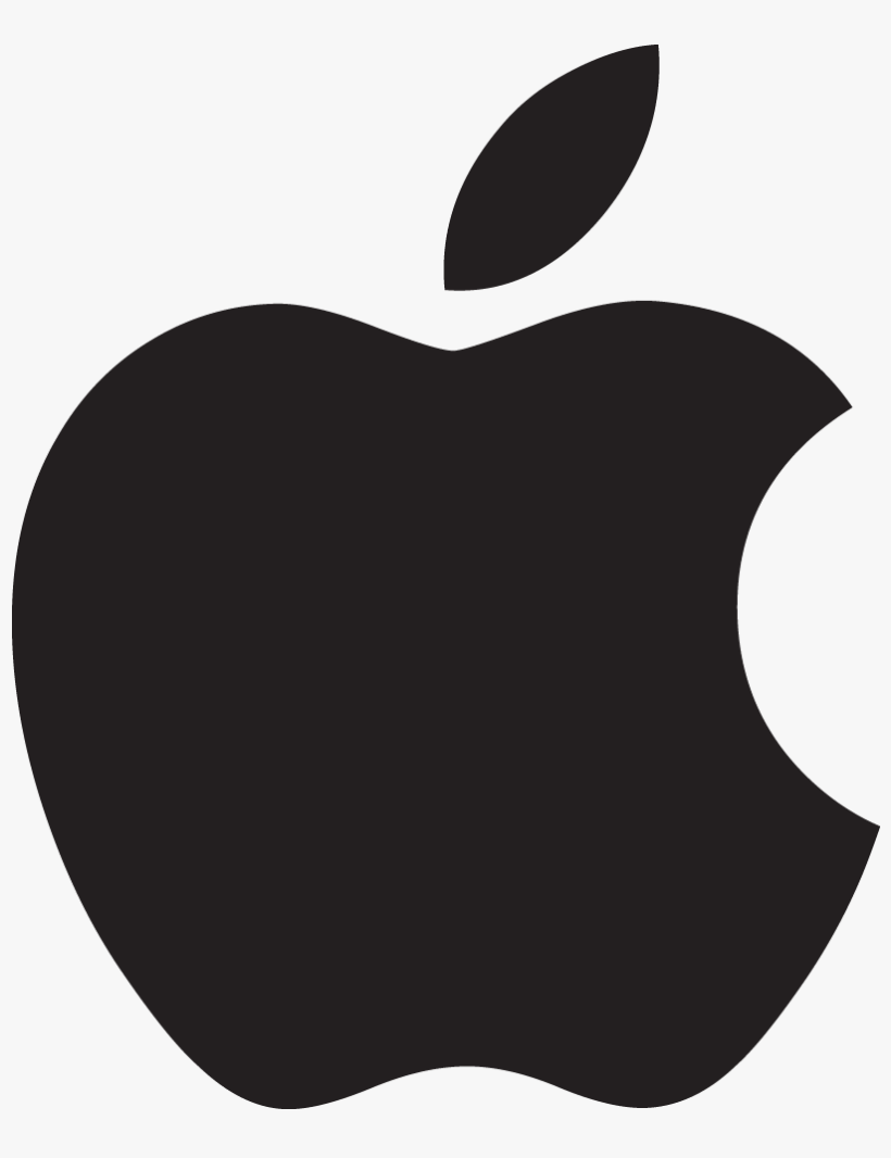 Apple 1998 Logo - Black Apple Logo Png - 2000x2441 PNG Download - PNGkit