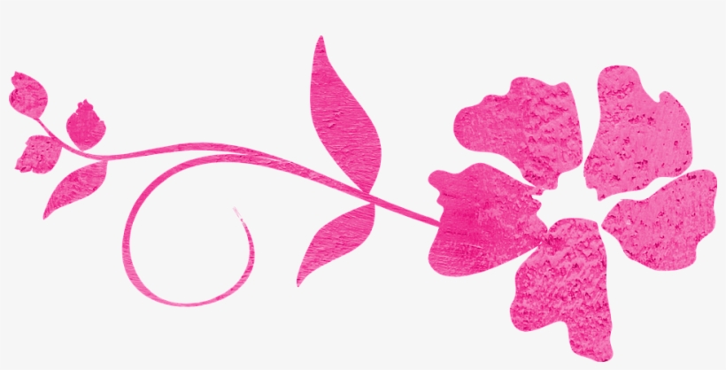 Decorative Blue Line, Curve, Line, Decorative Lines - Floral Border ...