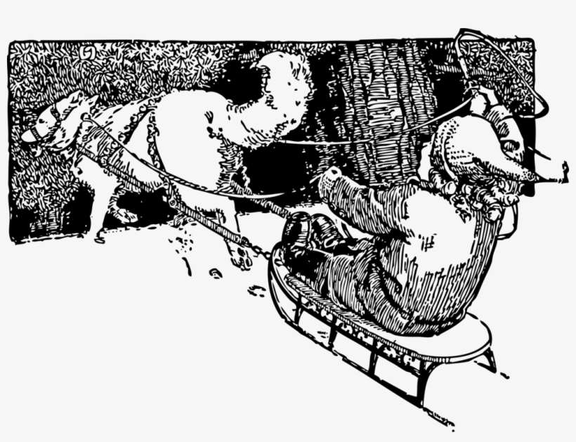 Wolf Pulling Sled - Собака В Санях Упряжка - 800x575 PNG Download - PNGkit