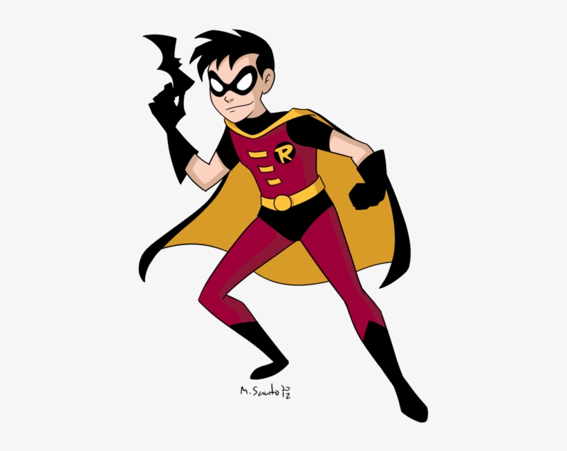 Robin Drawing Tim Drake - Robin Tim Drake Animated Series - 500x647 PNG ...