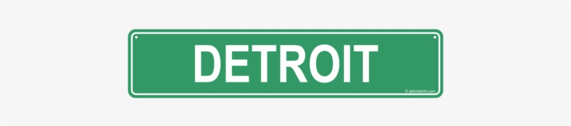 Detroit Street Sign - Sign - 530x530 PNG Download - PNGkit