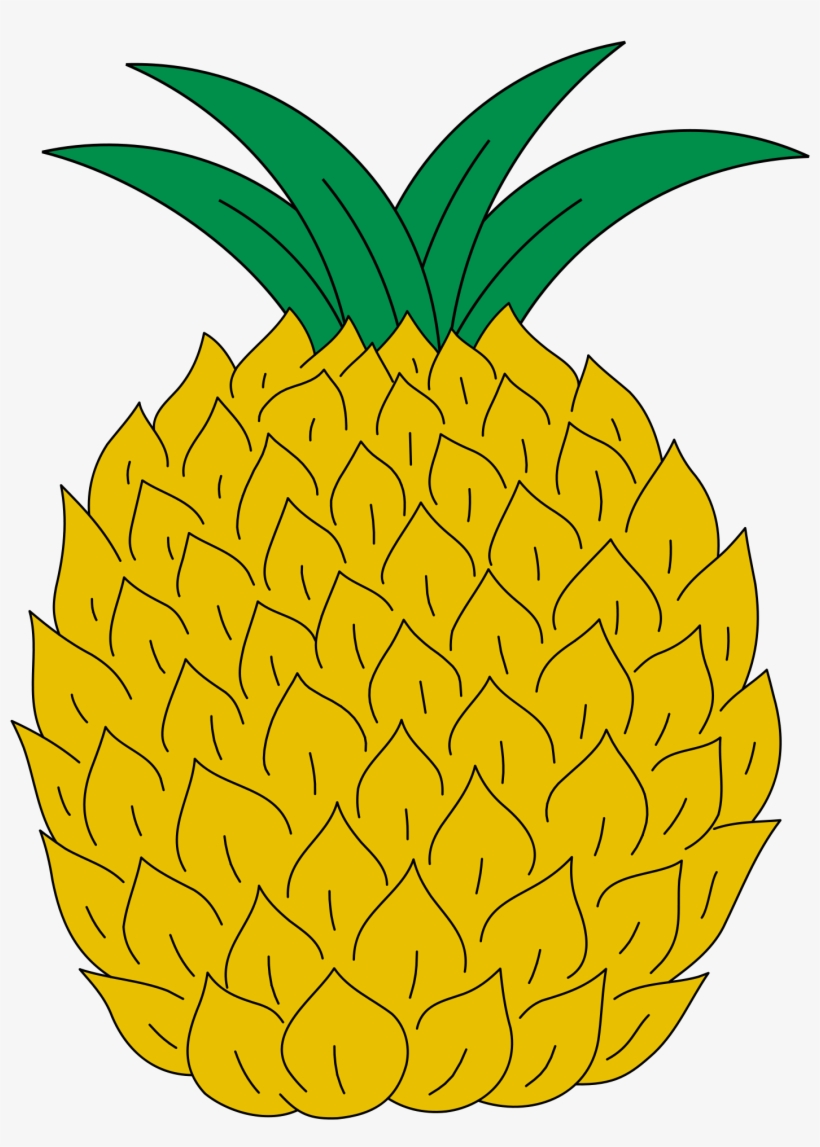 Open - Coat Of Arms Pineapple - 2000x2366 PNG Download - PNGkit