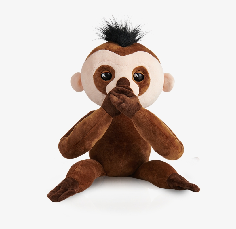 Fingerlings Hugs Interactive Plush Monkey Wowwee - 614x768 PNG Download ...