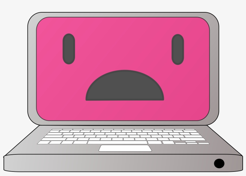 Notebook Clipart Pink - Computer Cartoon Pink - 2400x1600 PNG Download ...