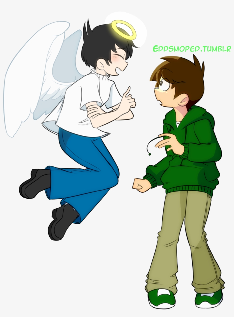 Eddsworld Edd Angel - 500x584 PNG Download - PNGkit
