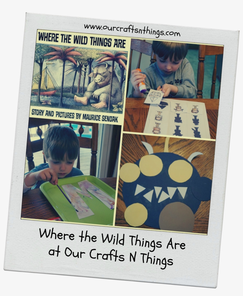 Our Crafts N Things - Wild Things Are By Maurice Sendak - 2490x2909 PNG ...