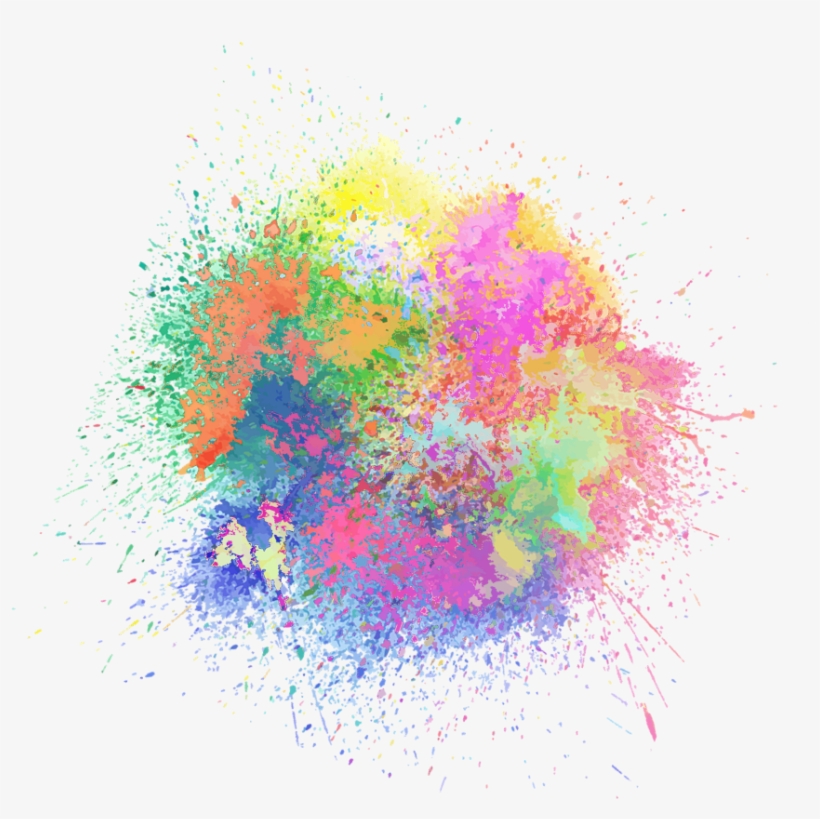 Colorburst Sticker - Circle - 1024x1024 PNG Download - PNGkit