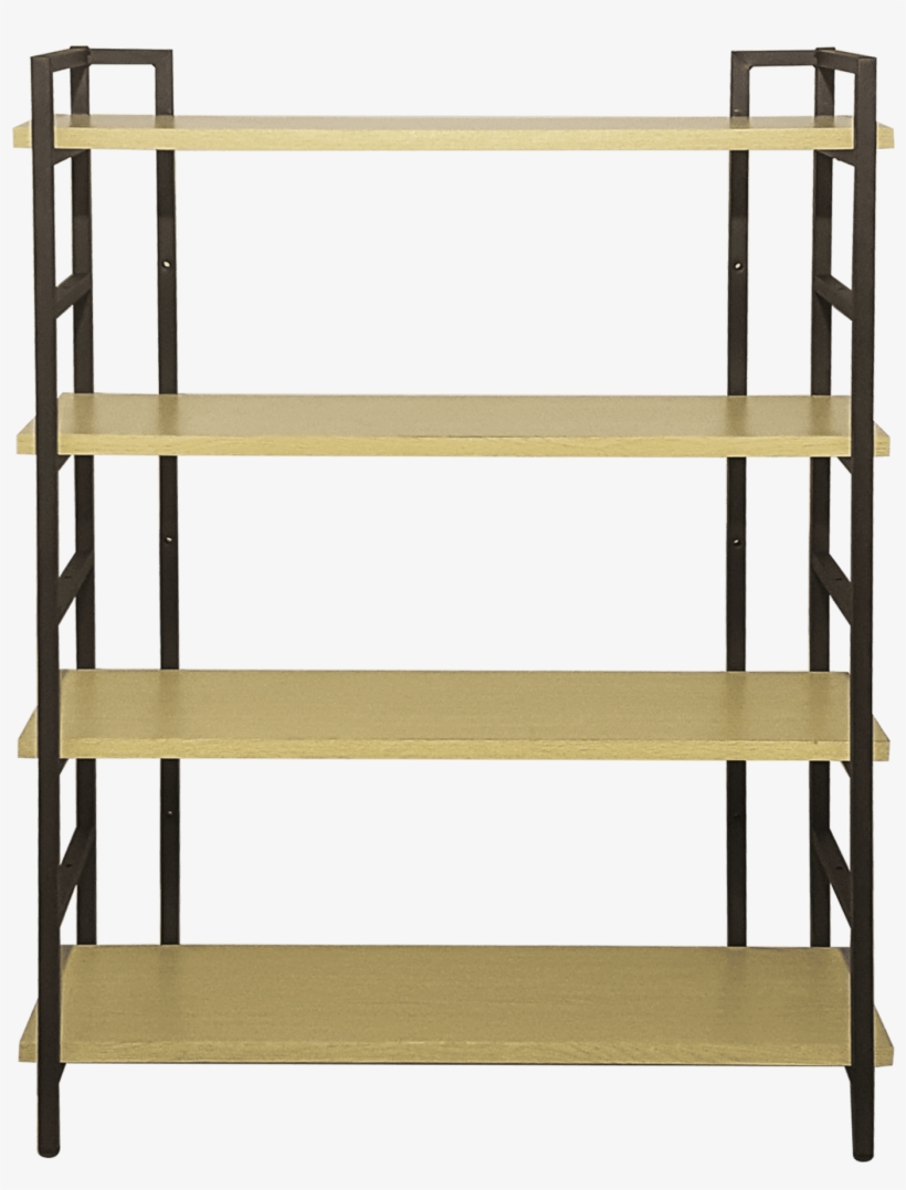 Taiwan 4-shelf Vintage Nature Industrial Style Bookcase - Shelf ...