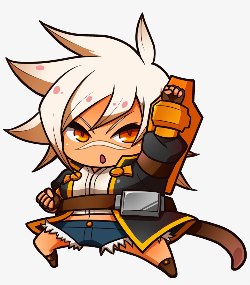 Bullet Drawing Blazblue - Blazblue Bullet Chibi - 1268x1380 PNG ...