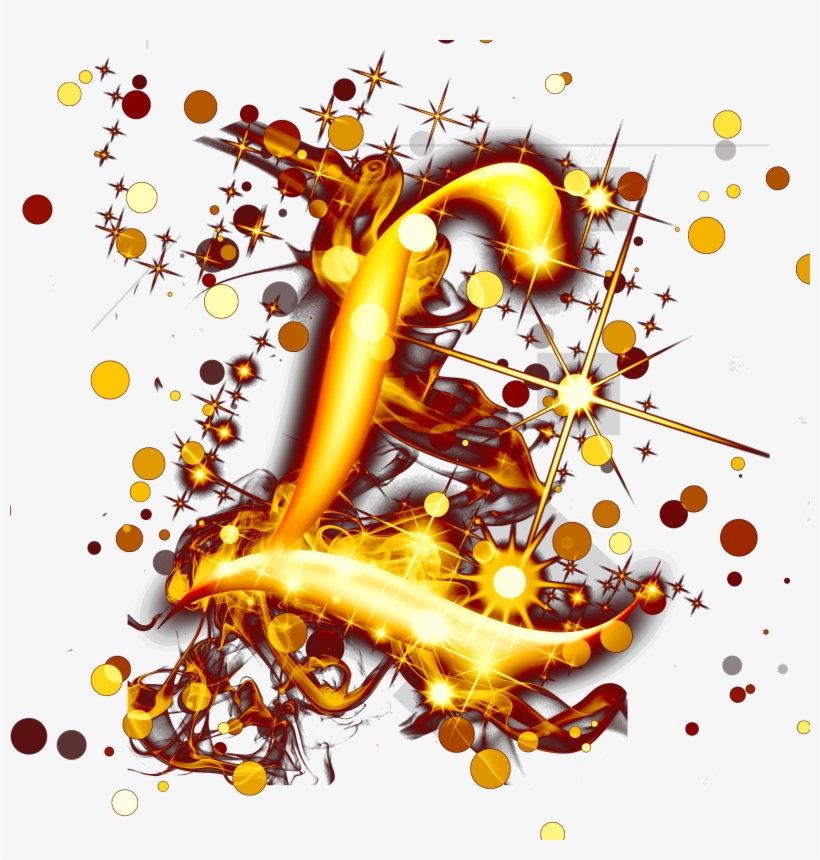 Gold Light Effect Letters Starlight Png And Psd - Illustration ...