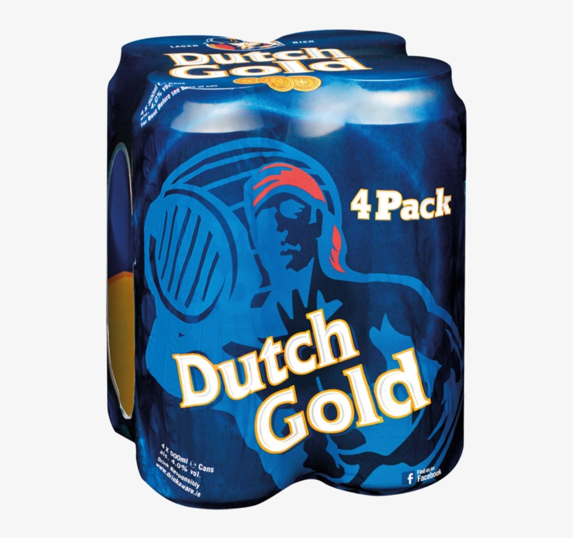 Dutch Gold Can Pack 4 X 500ml - Dutch Gold 4 Pack - 800x800 PNG ...