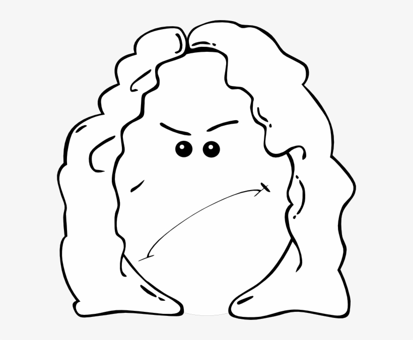 Mother Face Clipart Black And White