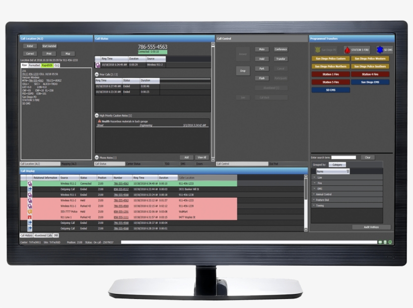 911 Enterprise - Computer Monitor - 1720x1000 PNG Download - PNGkit
