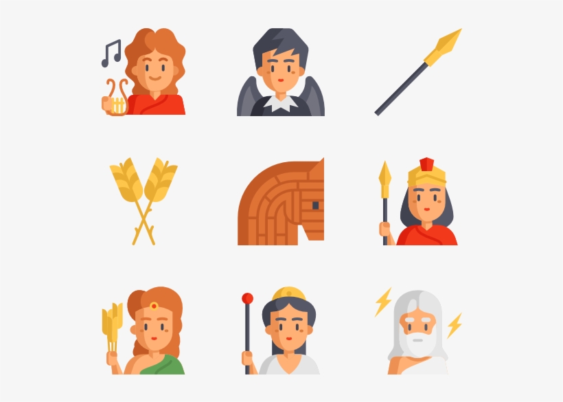 Greek Mythology - 600x564 PNG Download - PNGkit