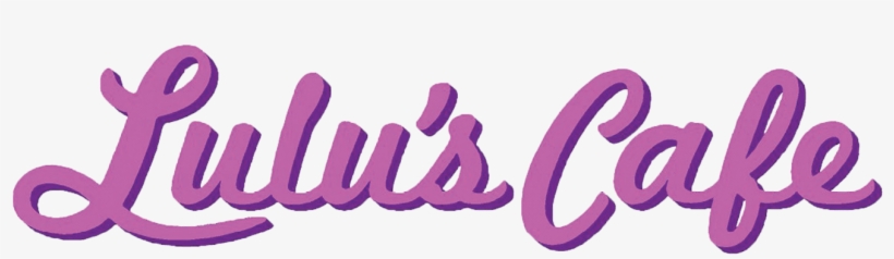 Lulu's Cafe - Calligraphy - 1434x360 PNG Download - PNGkit