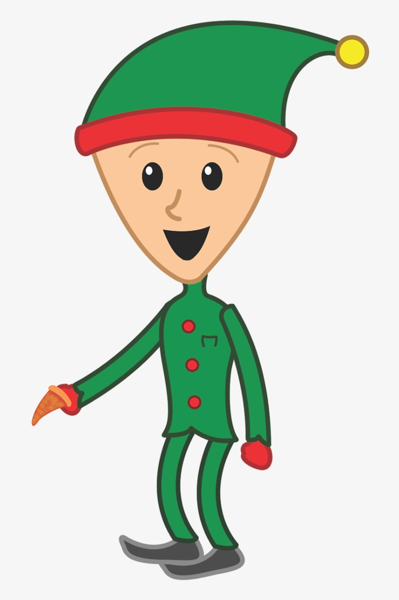 Happy Elf - Cartoon - 1400x1867 PNG Download - PNGkit