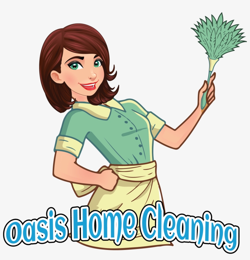 Oasis Home Cleaning - Cartoon - 1907x1887 PNG Download - PNGkit