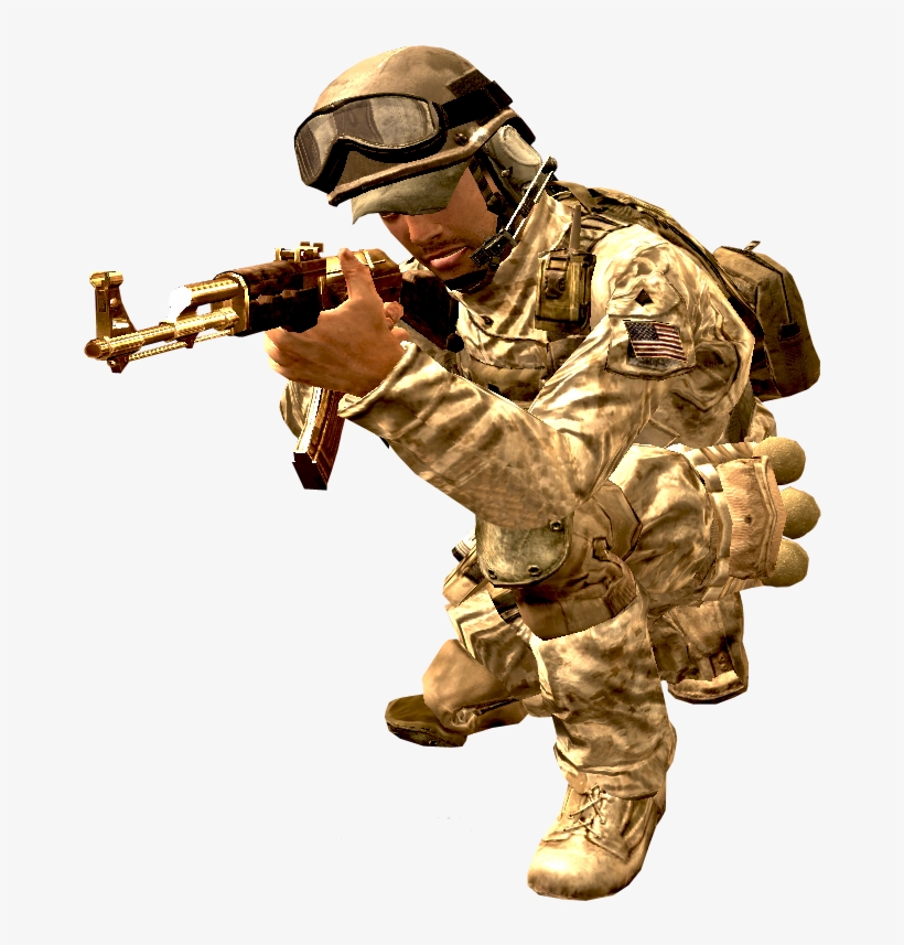 Photo Cod4-marines - Sniper - 670x816 PNG Download - PNGkit