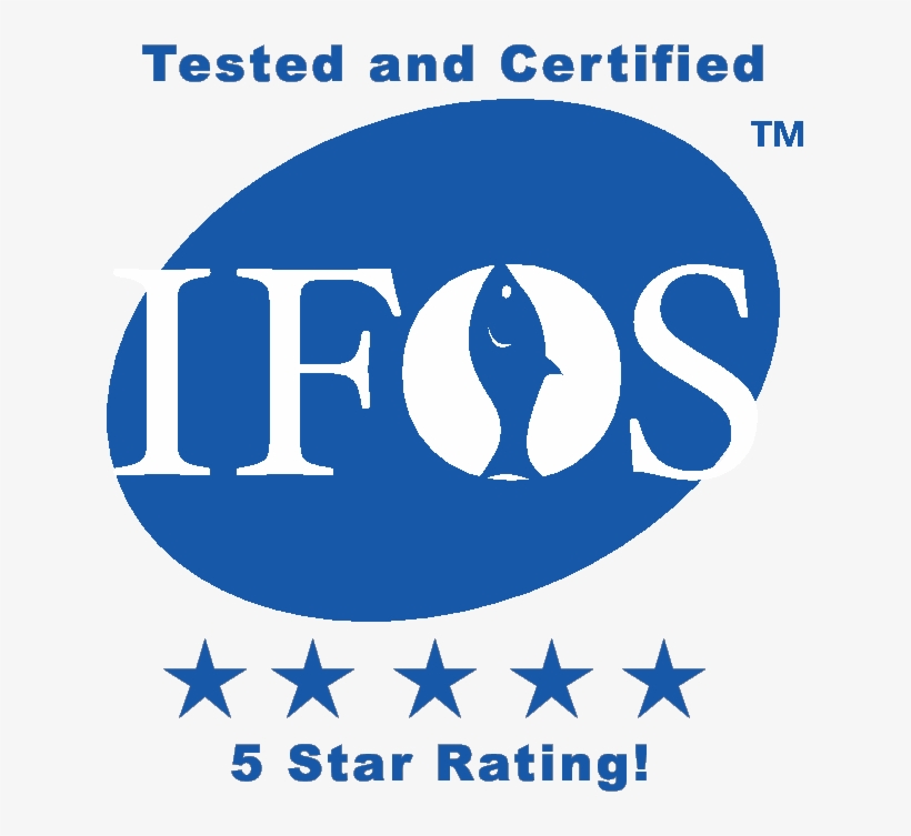 Highest Rating For Fish Oil Purity - Ifos - 627x673 PNG Download - PNGkit