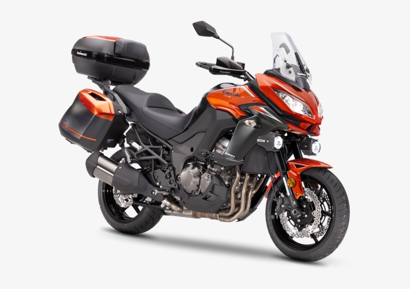 Download Transparent Candy Burnt Orange / Flat Ebony - Kawasaki Versys ...