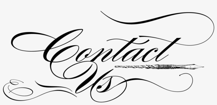 Headers Contact 02-17 - Calligraphy - 1000x440 PNG Download - PNGkit