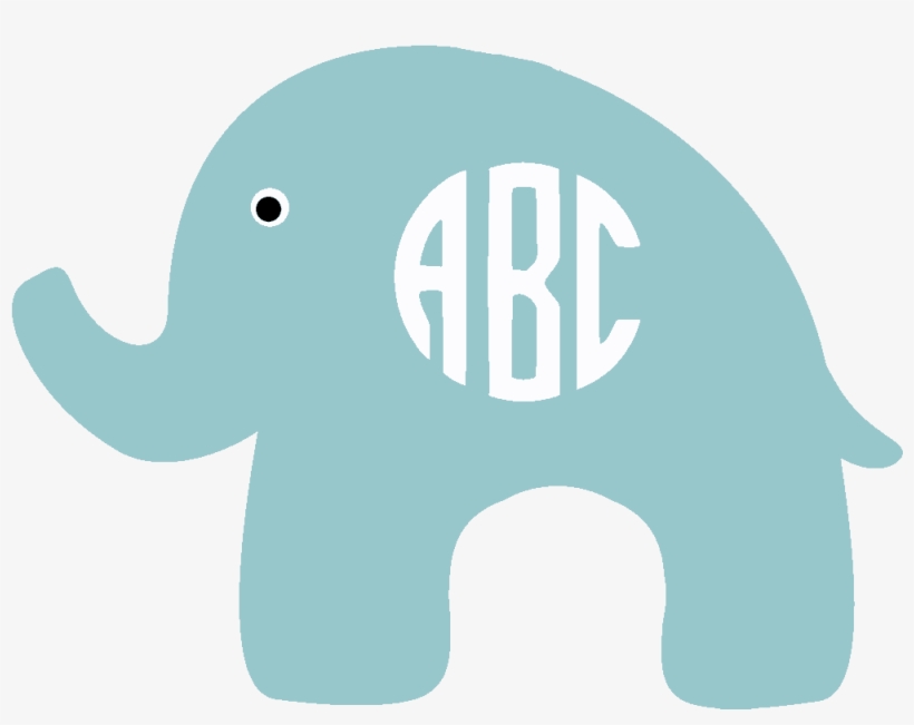 Elephant Monogram - Elephant - 1200x1000 PNG Download - PNGkit
