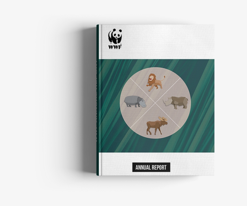 Wwf Annual Report Cover Design - Circle - 1000x667 PNG Download - PNGkit
