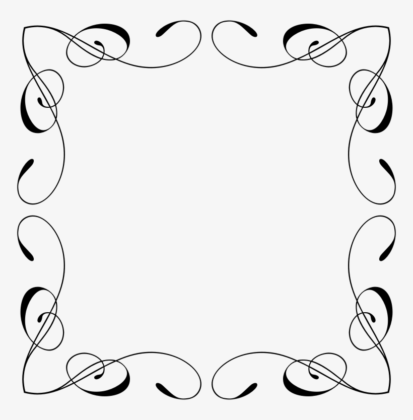 Flourish Frame Design - Love Frame Drawing - 752x754 PNG Download - PNGkit