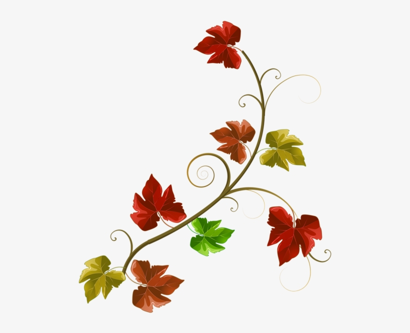 Download Transparent Autumn Leaves Decoration Clipart Png Image ...