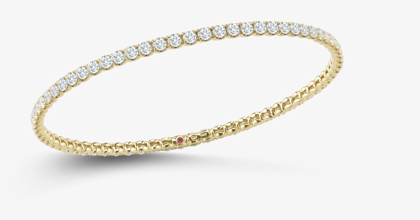 Bangle With Diamonds 18k Yellow Gold - Bangle - 1600x1600 PNG Download ...