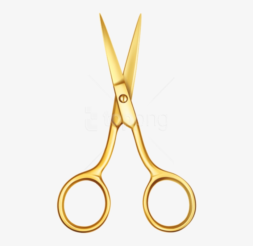 Free Png Download Gold Scissors Clipart Png Photo Png - Hair Scissors ...