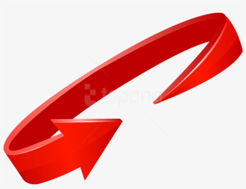 Free Png Download Red Circle Arrow Transparent Clipart - Red Round ...