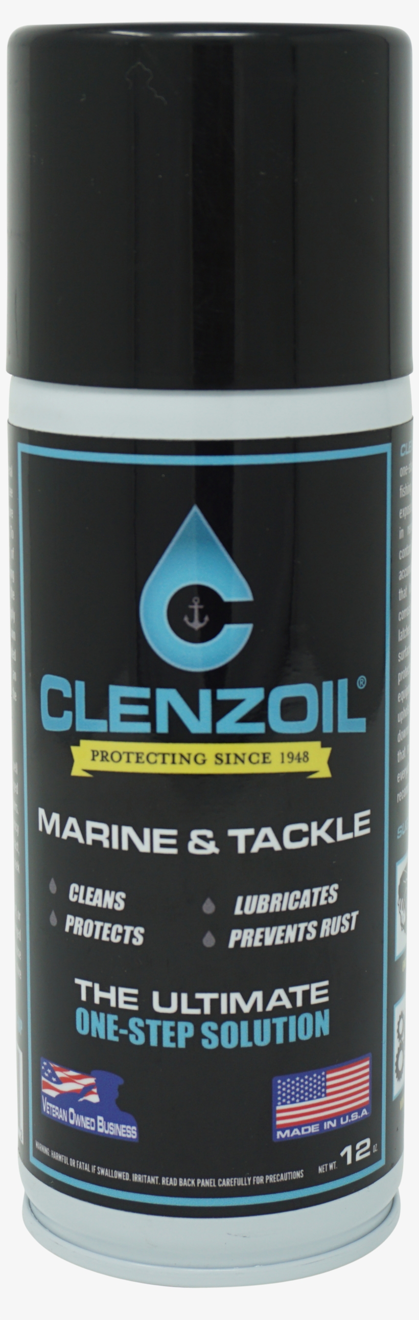 Clenzoil 2182 Marine & Tackle Aerosol 12 Oz - Bottle - 1476x3884 PNG ...