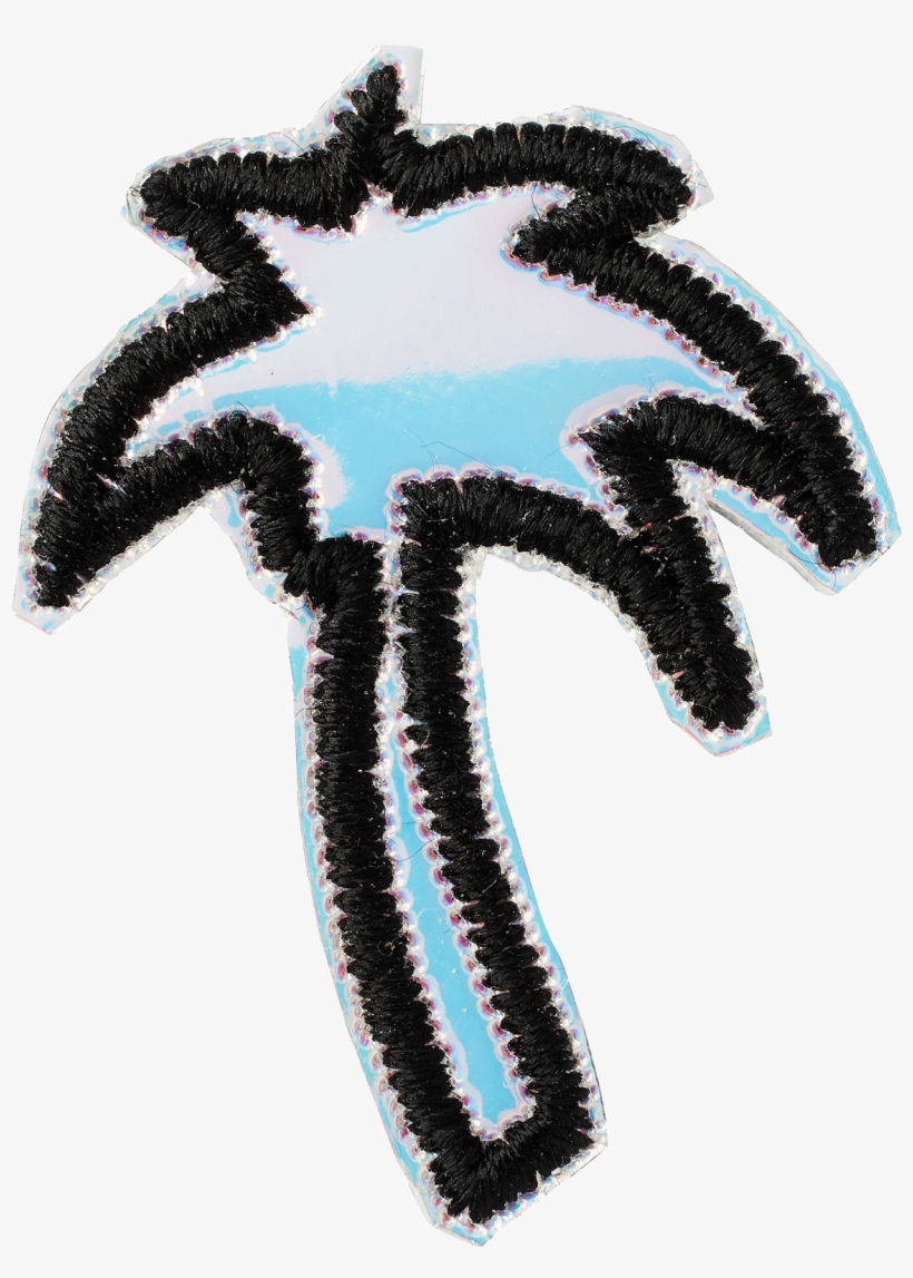 Puffy Iridescent Palm Tree Patch - Creative Arts - 1150x1553 PNG ...