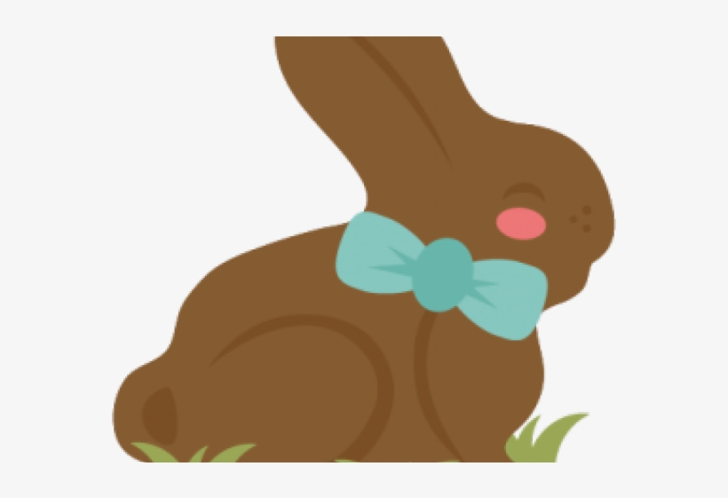 Download Transparent Easter Bunny Clipart Chocolate - Chocolate Bunny ...