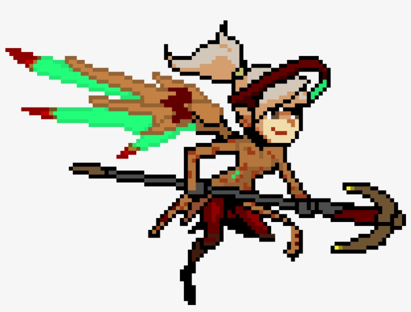 Fortune Mercy Custom Pixel Spray - Mercy Overwatch Pixel Gif - 1140x750 ...
