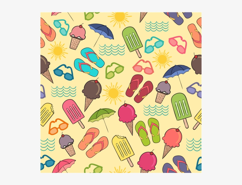 Background Materials For Hand-painted Summer Holidays - 650x680 PNG ...