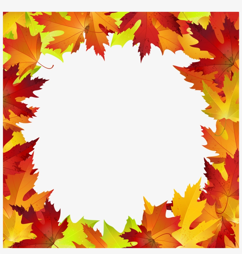 Fall Leaves Border Png - 6000x6000 PNG Download - PNGkit