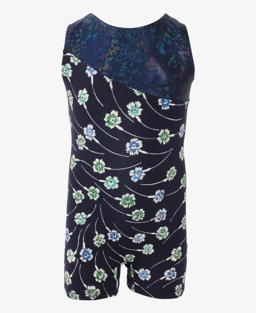Navy Carnations Tank Unitard - Pattern - 683x1024 PNG Download - PNGkit