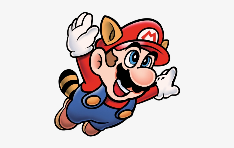 Raccoon Mario Artwork - Super Mario 3 Png - 479x479 PNG Download - PNGkit