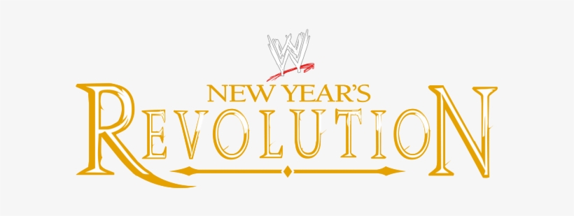 Wwenyr - Wwe New Year's Revolution Logo - 603x229 PNG Download - PNGkit