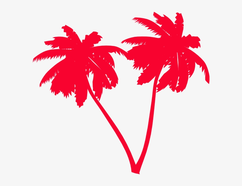 Palm Tree Clipart Palm Tress - Red Palm Trees Png - 600x551 PNG ...