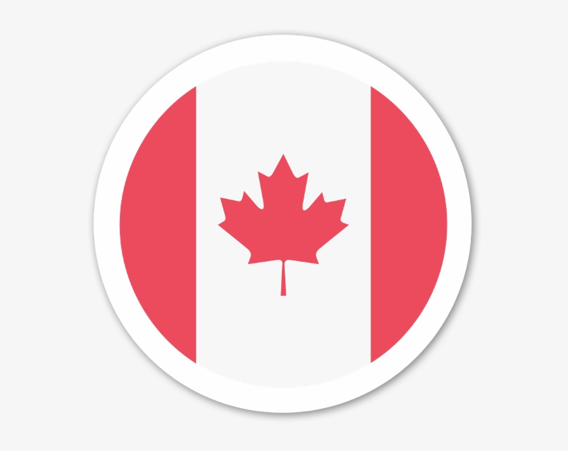 Canada Flag Sticker - Canada Flag Ball - 600x600 PNG Download - PNGkit