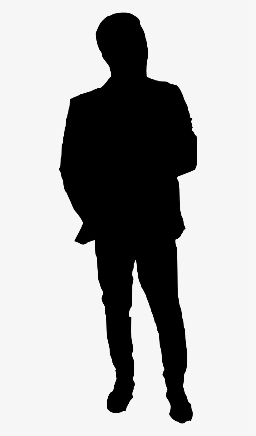 Free Download - Human Silhouette Transparent Background - 442x1312 PNG ...